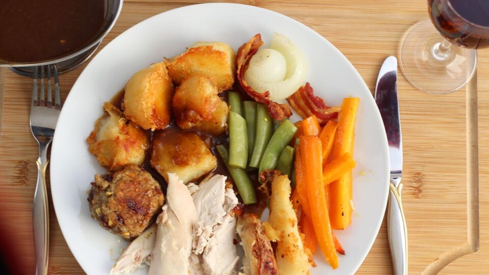 Roast Chicken Dinner and Bisto Chicken Gravy Recipe