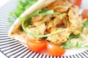 Chicken Curry Sandwich - ready in less than 15 minutes