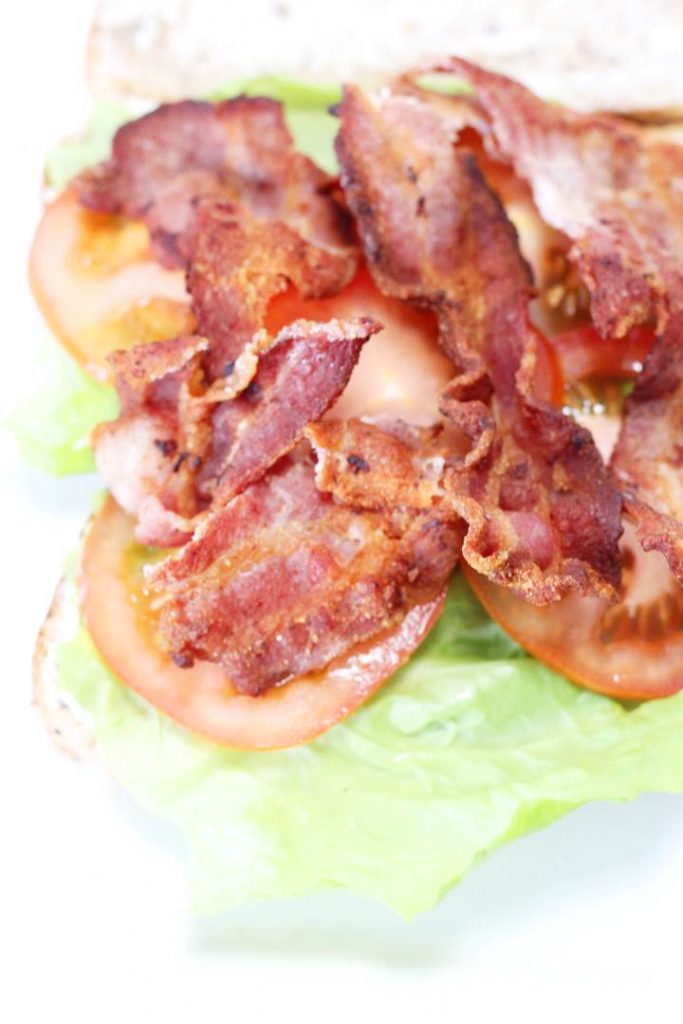 Ultimate BLT - Bacon Lettuce & Tomato Sandwich. Delicious!