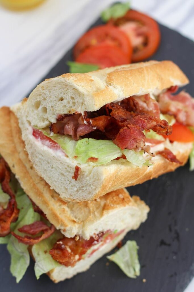Ultimate BLT - Bacon Lettuce & Tomato Sandwich. Delicious!