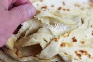 Plain Paratha (made with All Purpose Flour) - flaky Indian bread