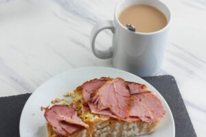 Ham on Toast - a delicious breakfast treat to set you up for the day!