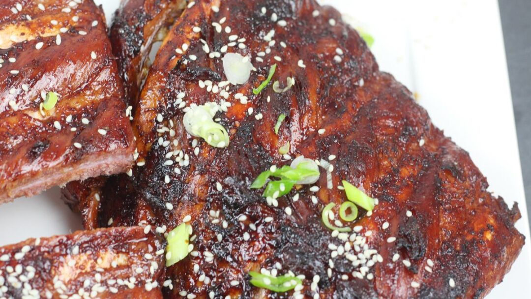 Korean Pork Ribs - a fall-off-the-bone tasty snack or main meal
