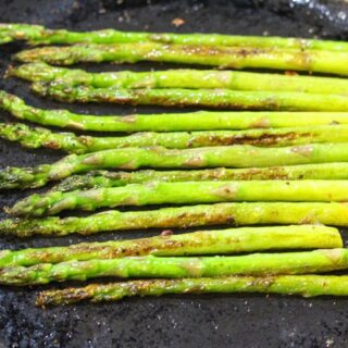 Pan Fried Asparagus - a quick way to cook asparagus on the hob