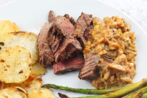 Mushroom Sherry Cream Sauce - an easy sauce for your steak