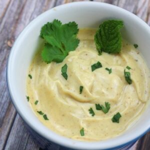 Curry Dipping Sauce - a super simple curry mayo dip