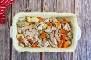 Leftover Chicken Pie - a great way to use up your Xmas leftovers