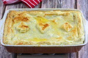 Leftover Chicken Pie - a great way to use up your Xmas leftovers