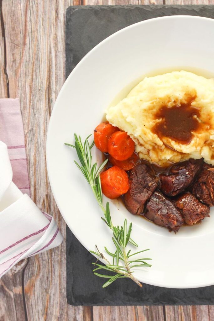 Dutch Oven Beef Shin - slow cooked beef shanks