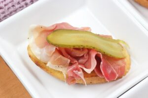 Serrano Ham Tapas - enjoy as part of a Spanish Tapas meal